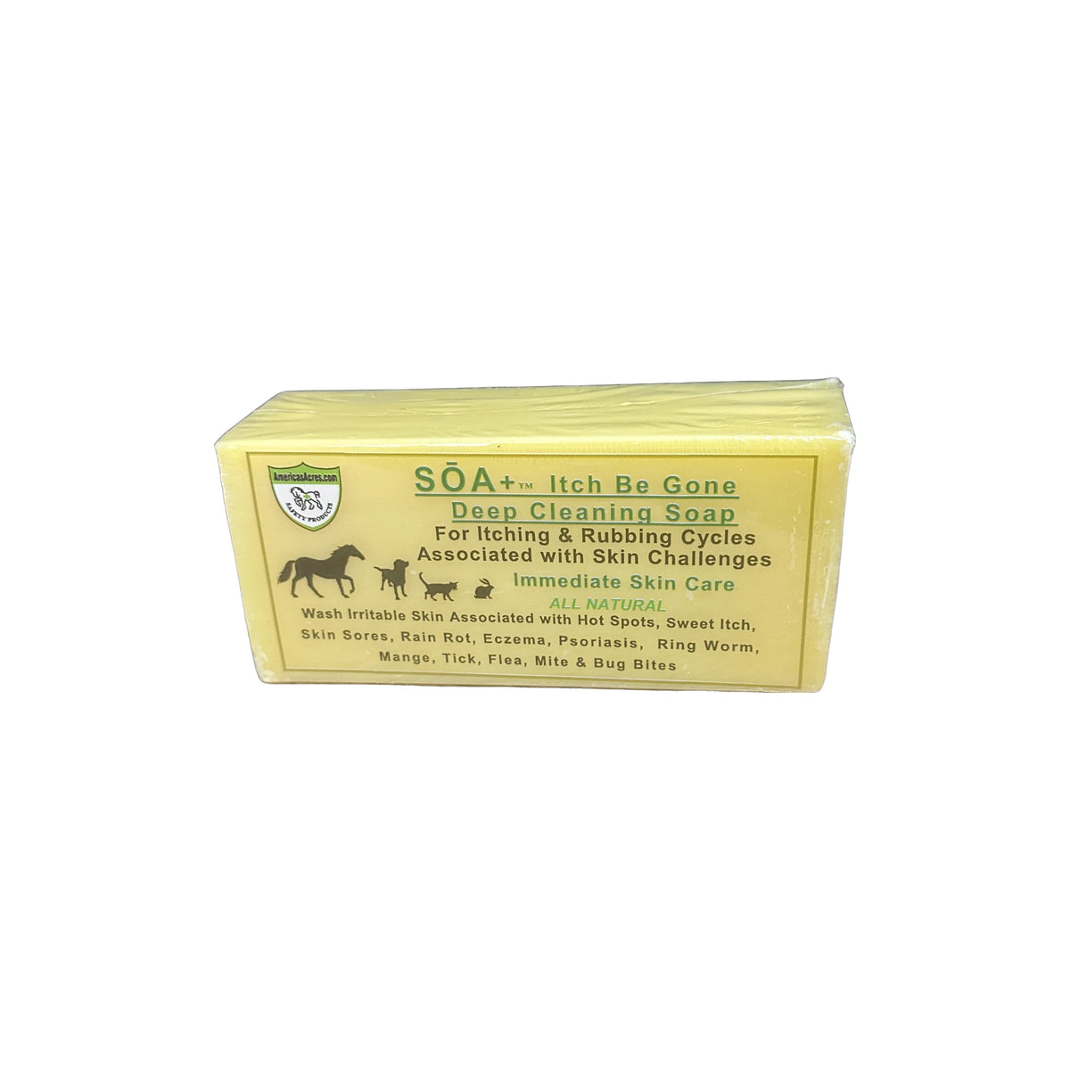 SOA Itch Be Gone Bar Soap for All Animals – Lee's Country Wear and Rug ...